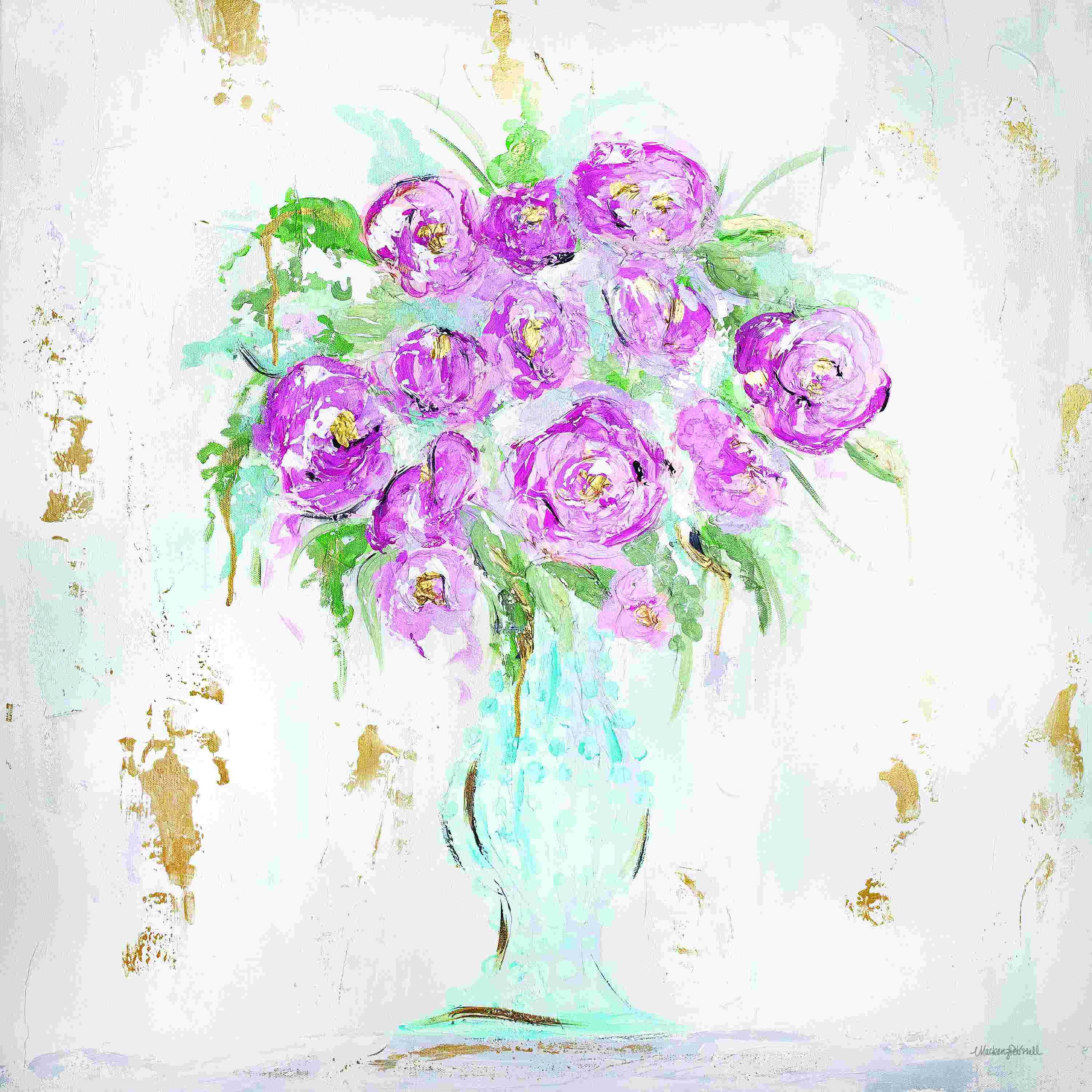 Red Barrel Studio Grace Bouquet by Mackenzie Kissell - Wrapped Canvas Print - Wayfair Canada